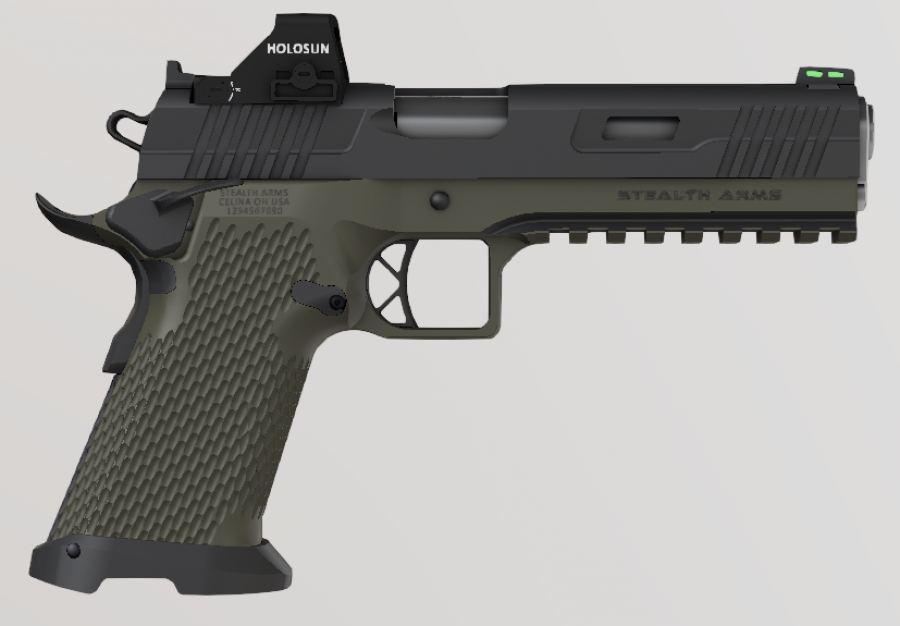 Stealth Arms Platypus Government Green Frame 9MM - Semi Auto Pistols at ...
